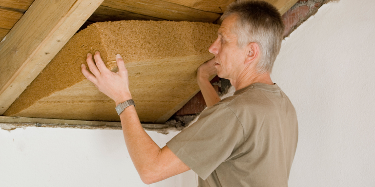 Insulation between rafters – Letchworth Interactive Retrofit House
